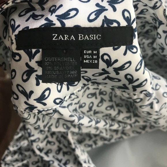 Zara | Dresses | Zara Basic Printed Dress M | Poshmark